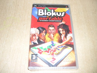 PSP BLOKUS PORTABLE STEAMBOT CHAMPIONSHIP STRATEGY GAME FOR SONY PSP ...