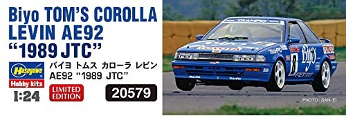 Hasegawa 1/24 Biyo Tom's Corolla Levin AE92 1989 JTC Plastic Model kit ...