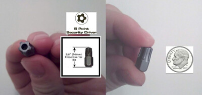 Rare 5 Point Torx Plus Number IPR25 Low Profile Short Pattern Bit | eBay