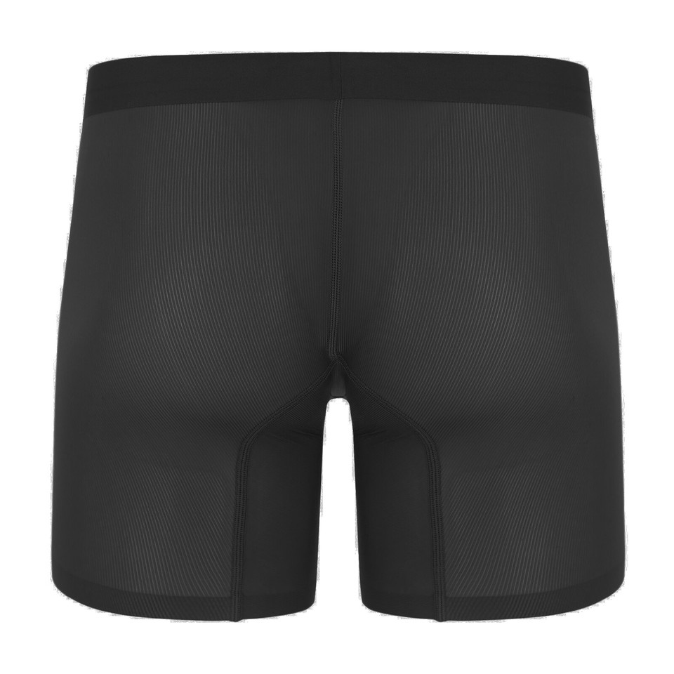 Mens Mesh Sheer See Through Bulge Enhancing Boxer Briefs Pouch Trunks ...