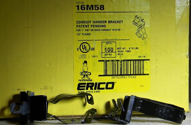 100 CADDY Erico 16M58 Conduit Hanger Bracket for sale online | eBay