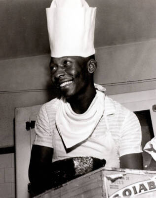 Football ca 1960 Brazil star Pele wearing a chefs hat OLD PHOTO | eBay ...