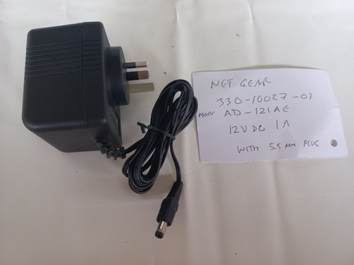 Netgear AD-121AC Power Supply 12V 1A with 5.5mm plug black | eBay
