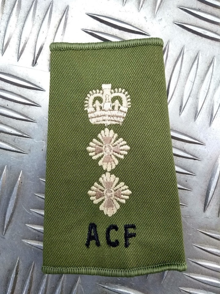 ACF OD Green Colonel Rank Slide Epaulette - NEW | eBay