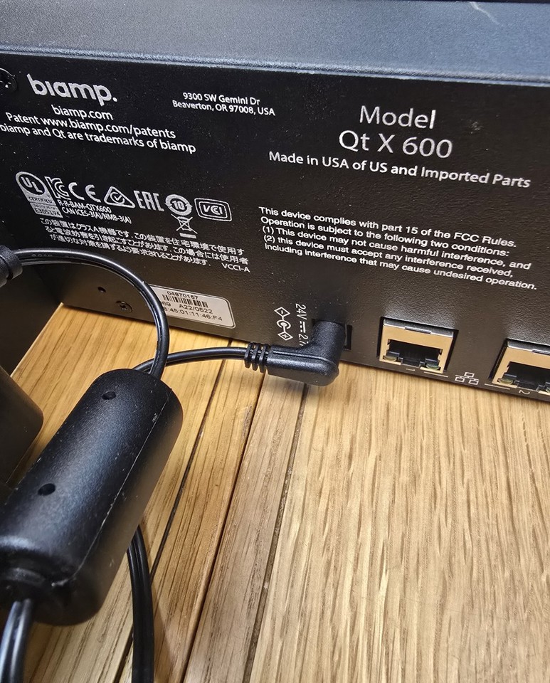 Biamp Sound Qt X 600 6-Zone Sound Masking Control Module | eBay