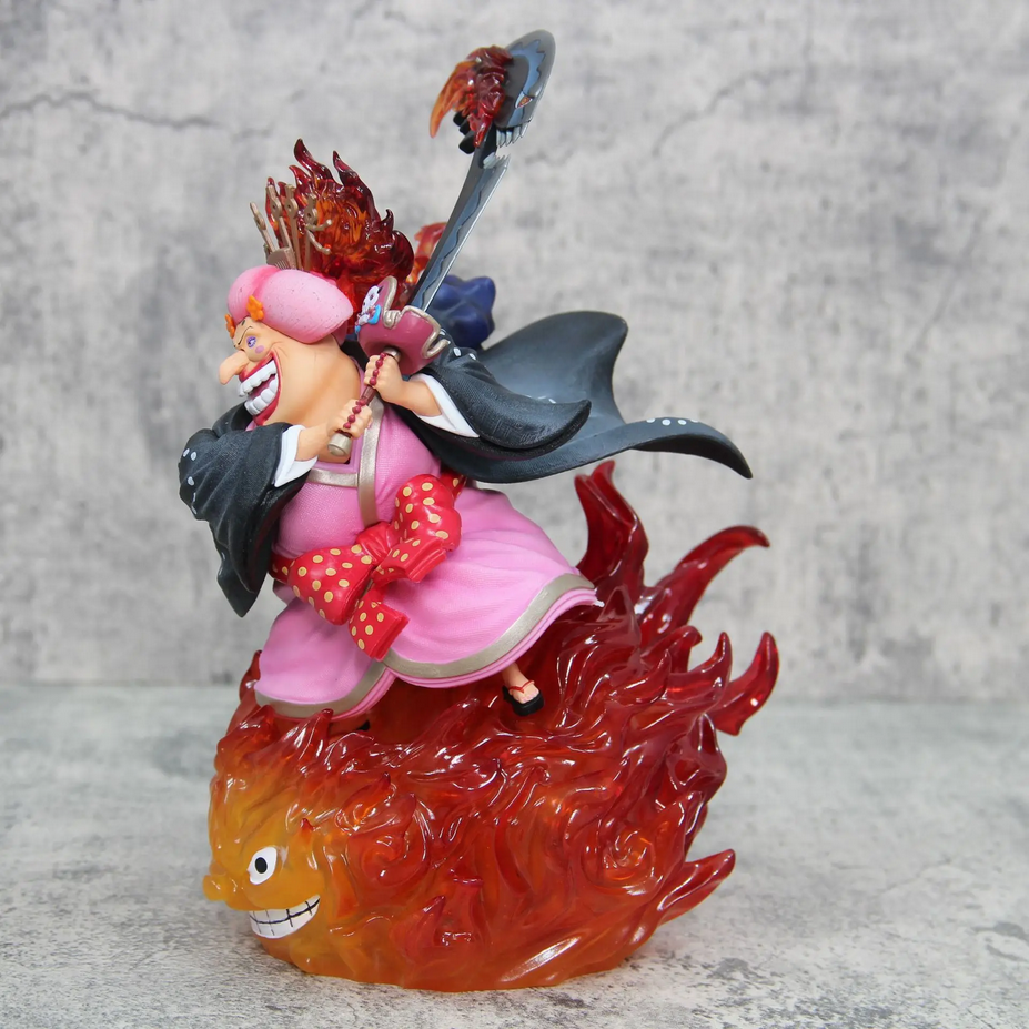 Big Mom Emperor Light Up LED Figure - One Piece Anime Collectible Toy ...