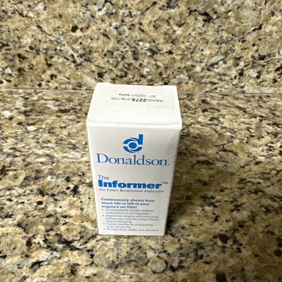 GENUINE NEW DONALDSON AIR RESTRICTION GAUGE THE INFORMER X002275 | eBay