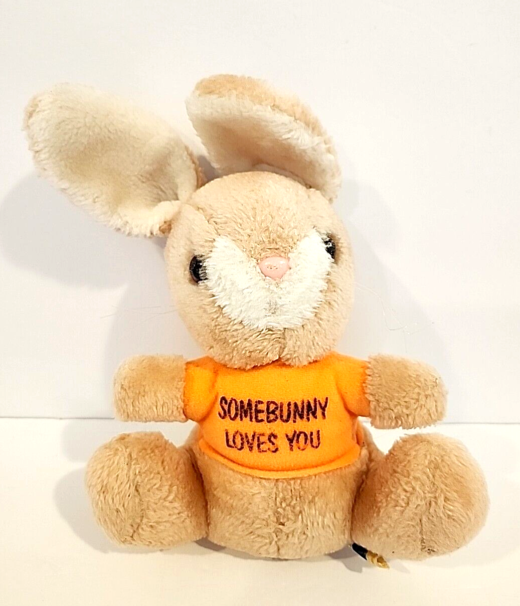 VTG Russ Rabbit SomeBunny Loves You Plush Stuffed 10" Tall #848 ...
