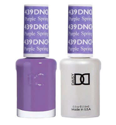 DND Daisy Purple Spring 439 Soak Off Gel Polish .5oz LED/UV DND gel duo ...