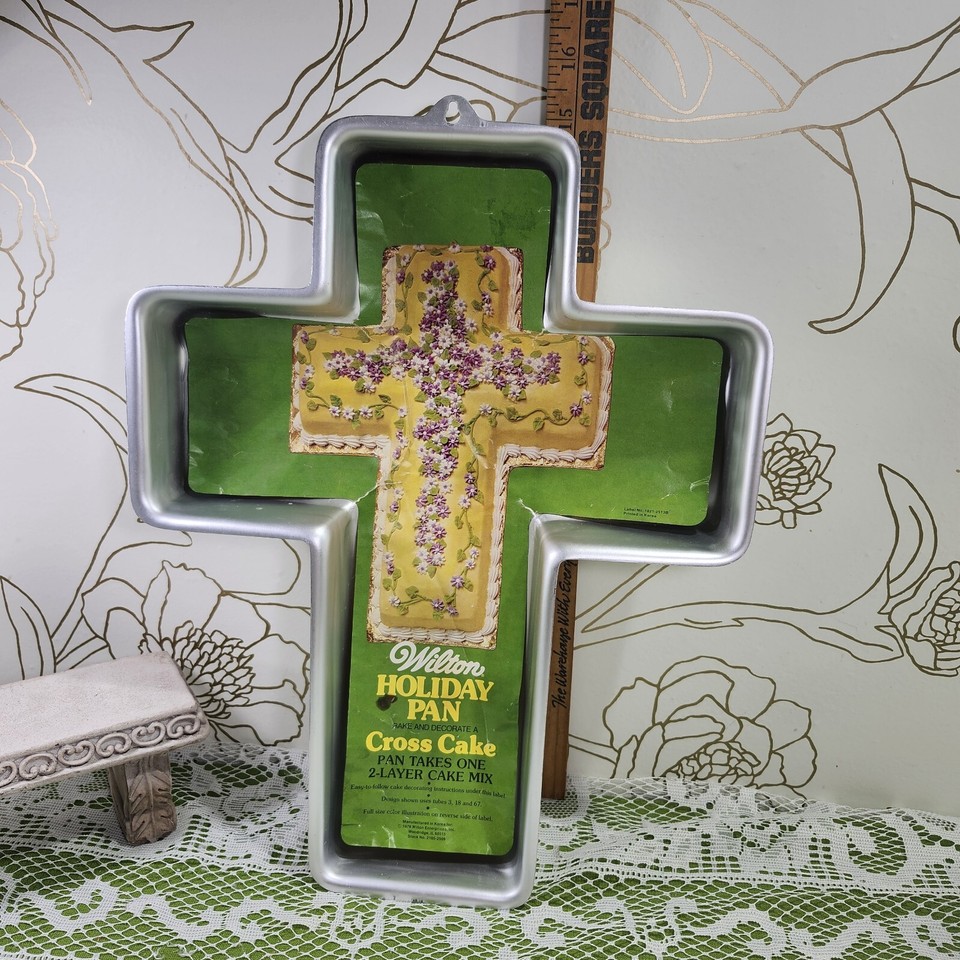Vintage Wilton Easter Holiday Cross Cake Pan 1978 NOS | eBay