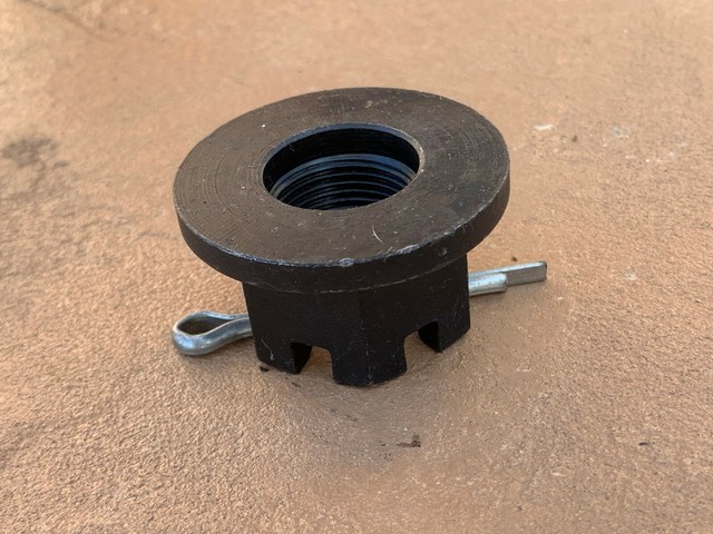 120050 Rotary Cutter Castle Nut and Cotter Pin 1"-14 Universal Fit for ...