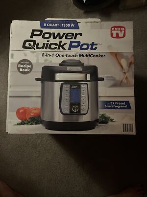 POWER QUICK POT Pressure Cooker Model Y6D-36 Tested Working Very Clean ...