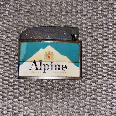 Vintage ALPINE Cigarettes Ad LIGHTER Made By Ryan Japan | eBay