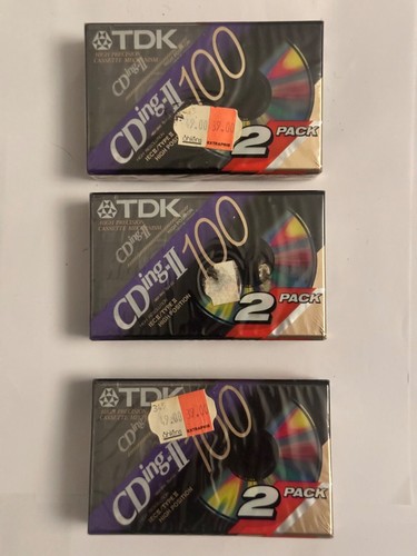 6x tdk cd-ing II 100 Cassettes. Still sealed | eBay