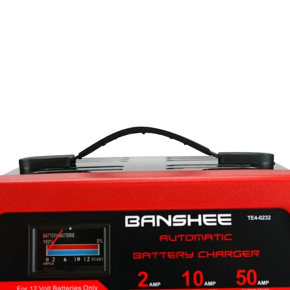 Banshee 12V battery charger with 2 amp slow charger 10 Amp Fast Charger ...
