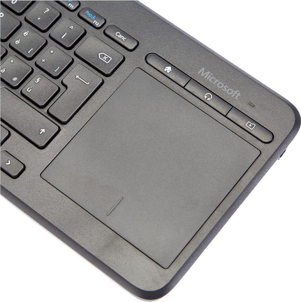 Microsoft Wireless All In One Media Keyboard with Touchpad Italian ...