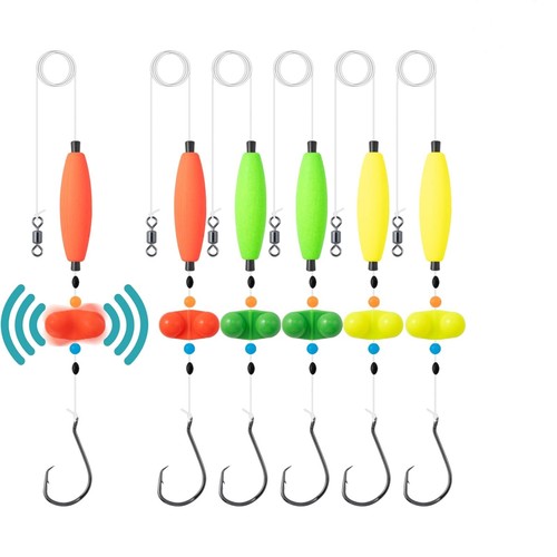 Rigs Catfishing Tackle Santee Rig 5/0 6/0 Circle Hooks for Peg Floats ...