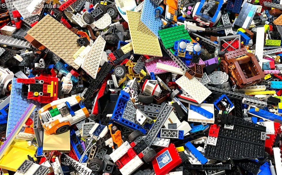 18 Lbs. of Unsorted Bulk LEGO and non-LEGO Bricks, Pieces, and Parts | eBay