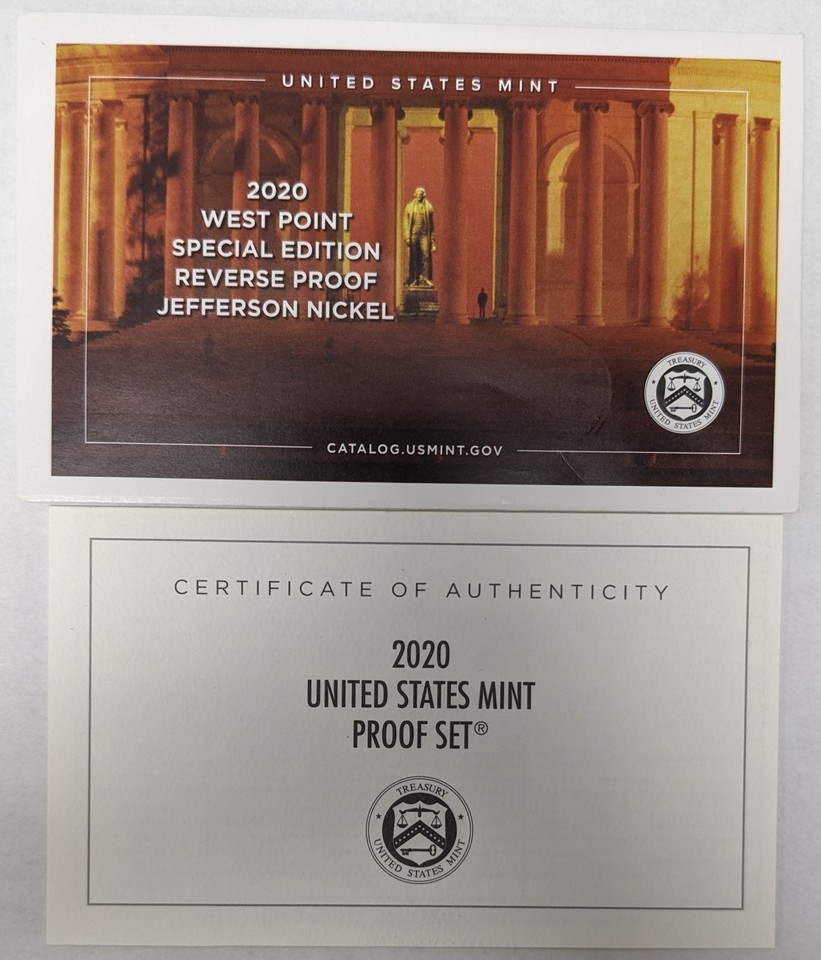 2020 Clad Proof 11 Coin Set With Proof Jefferson Nickel | eBay