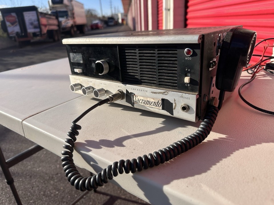 Lafayette Comstat 25B 23 Channel CB Radio with Microphone | eBay