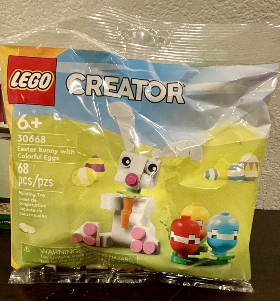 EASTER LEGOS 40682 Spring Garden House & 30668 Easter Bunny | eBay