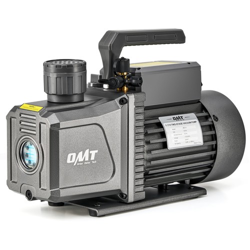 OMT 9CFM 3/4 HP Vacuum Pump HVAC Field Tool 2 Stage Rotary Vane Fast ...