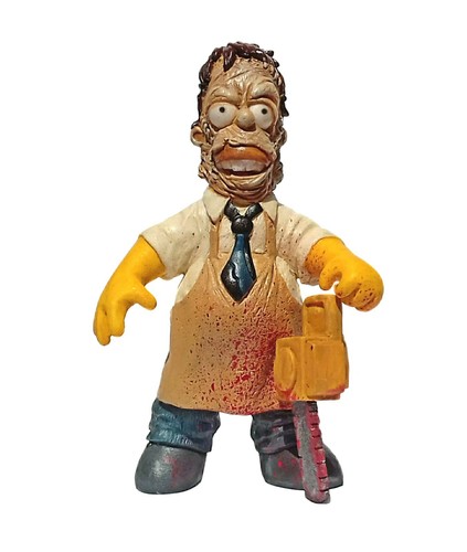 homer simpson parody leatherface The Texas Chainsaw Massacre | eBay