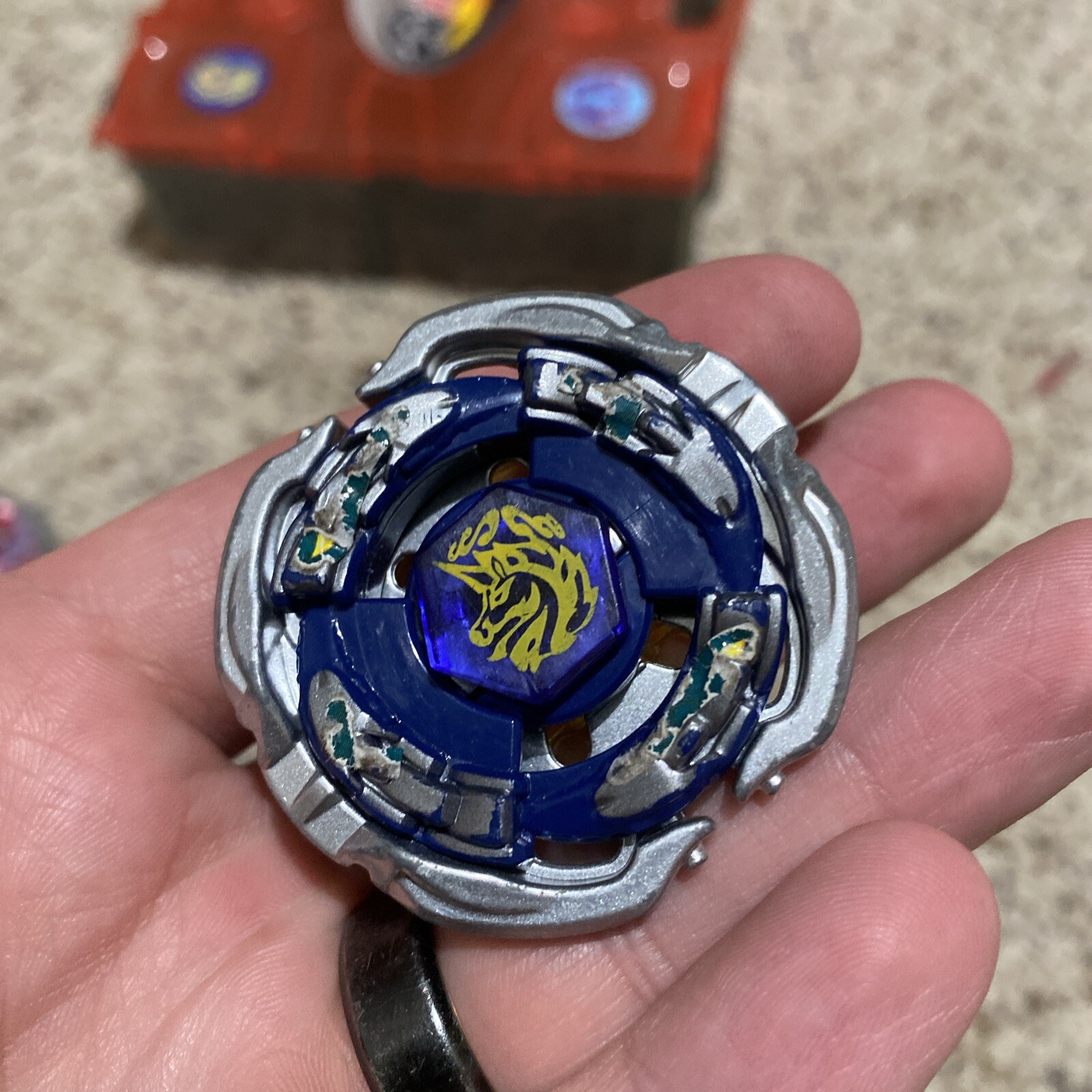 BeyBlade Lot Of 6 Beyblades With Metal Masters Case Good Condition Free ...