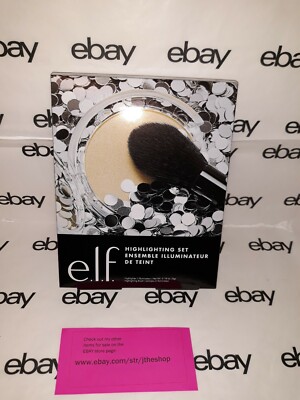 e.l.f. ELF Highlighting Ensemble Illuminator & Brush Gift Set SEALED | eBay