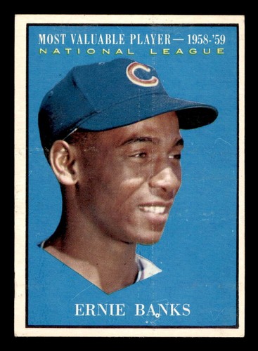 1961 Topps Baseball #485 Ernie Banks (MVP) EX/MT *d4 | eBay