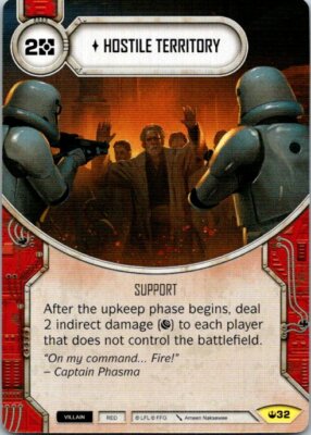 Star Wars Destiny Spark Of Hope Card #32 Hostile Territory | eBay