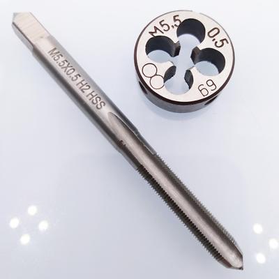 US Stock HSS M5.5 x 0.5mm Tap & M5.5 x 0.5mm Die Metric Thread Right ...