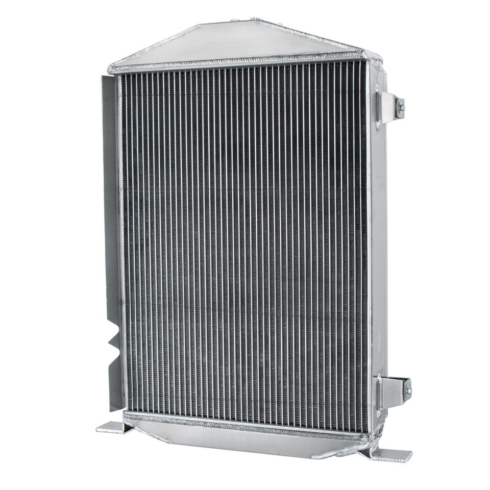 3-ROW ALUMINUM RADIATOR&SHROUD FAN for 1932 FORD HI-BOY HOT ROD RAT ROD ...