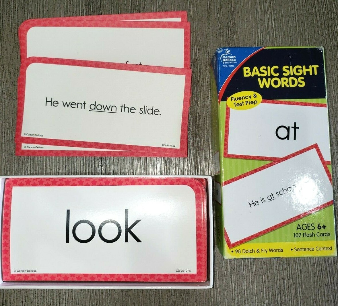 Basic Sight Word Flash Cards Sight Word Flash Cards Pastel First