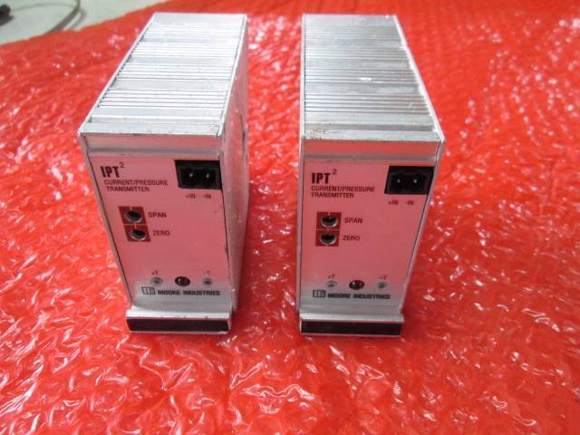 Lot of 2 MOORE INDUSTRIES IPT2 Transmitter IPT2/4-20MA/3-27PSIG/35PSI ...