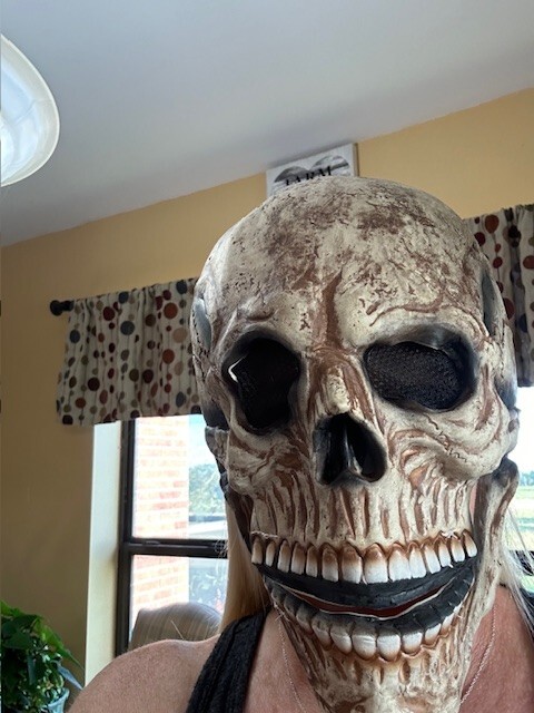 Skeleton Skull Mask Killer Mask Skeleton Head Moveable Mouth Halloween ...