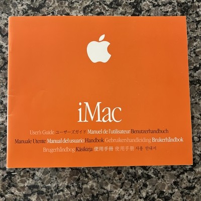 Vintage 90s Apple iMAC Computer Instruction Manual 1999 | eBay UK