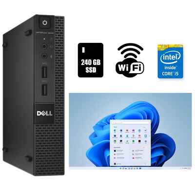 Dell OptiPlex 3020 Micro Core i5 Desktop Computer 16GB RAM 240 SSD ...