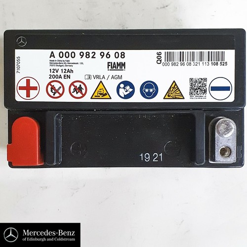 Mercedes-Benz 000-982-93-08 Auxiliary Battery for sale online | eBay