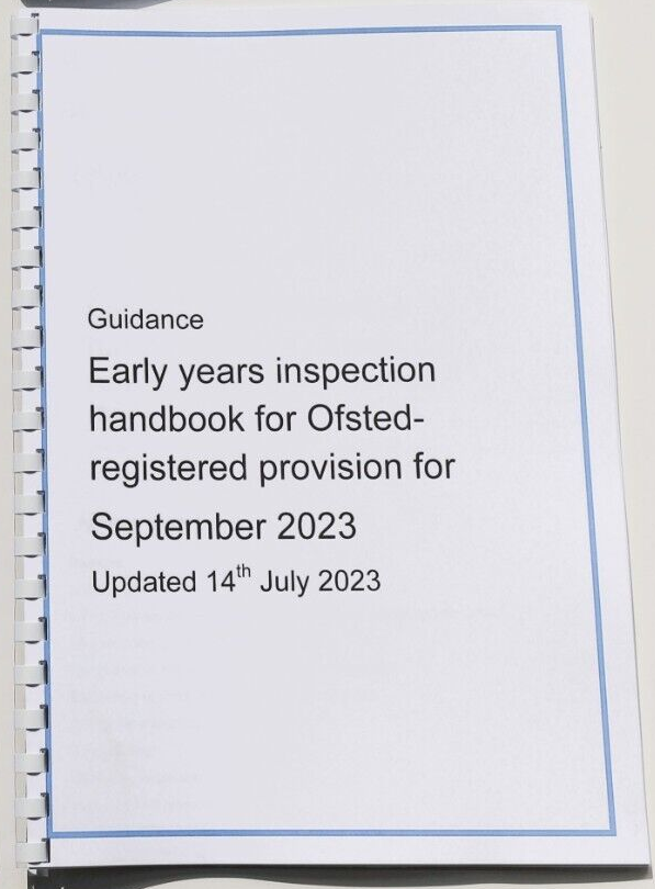 Early years inspection handbook Ofsted-registered provision Updated ...