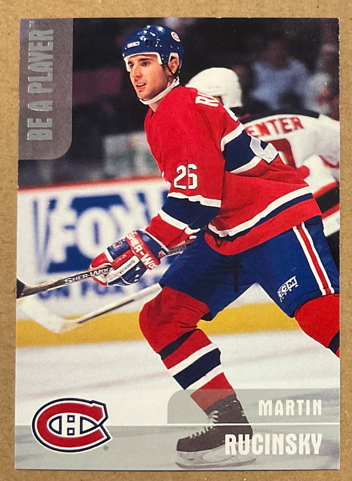 1999-00 MARTIN RUCINSKY BAP MEMORABILIA NUMBERED SILVER CARD #119 HABS ...