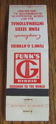 FARM RELATED: FUNK SEEDS INTERNATIONAL (BLOOMINGTON, ILLINOIS ...