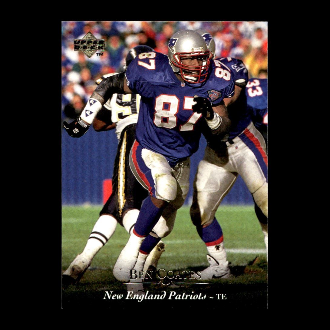 Ben Coates 1995 Upper Deck New England Patriots #76 R327H 59 | eBay