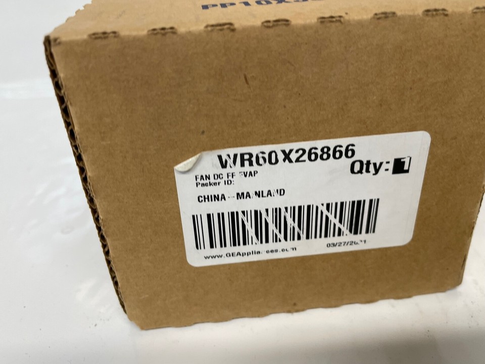 Genuine OEM GE Refrigerator Evaporator Fan Motor WR60X26866 | eBay
