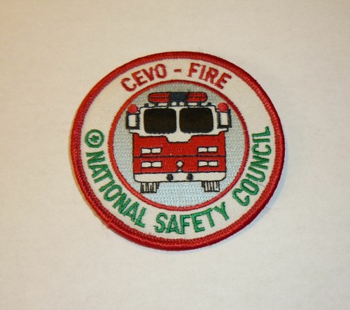 CEVO Fire National Safety Council Patch Fire Engine Firefighting ...