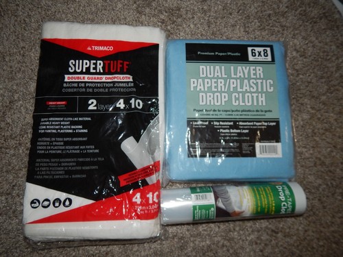 NEW Set of 3 Types of Drop Cloths | eBay