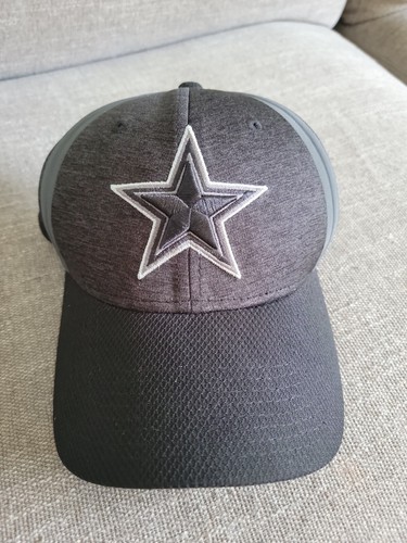 New Era 39Thirty Dallas Cowboys Black Stretch Fitted Hat Small Medium ...