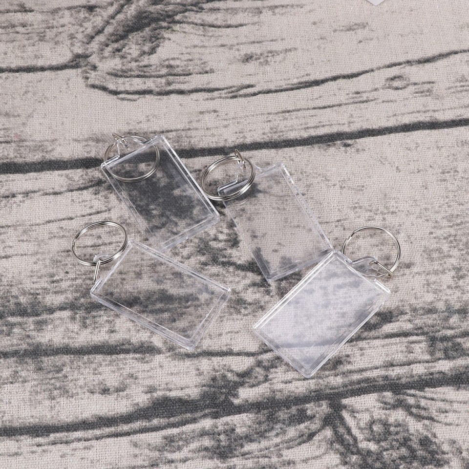 30 Pcs Photo Frame Keychain Picture Keyring Frames Lovely Creative | eBay