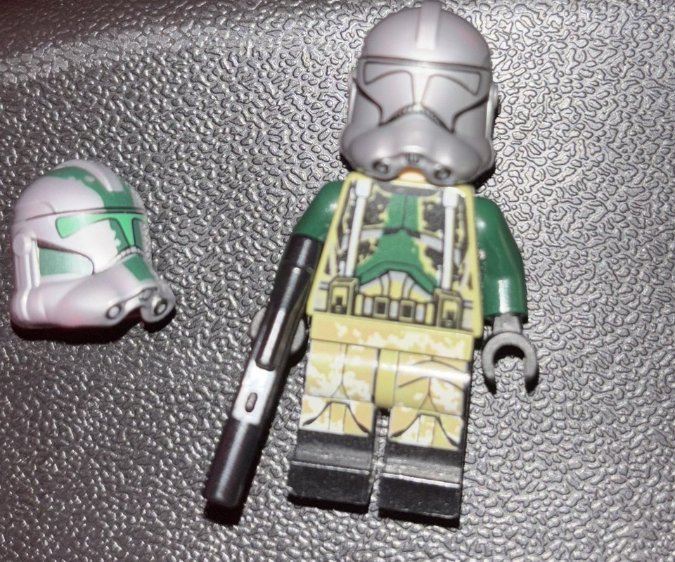 LEGO Star Wars Clone Trooper Lot Of 3 Commander Gree Misprint | eBay
