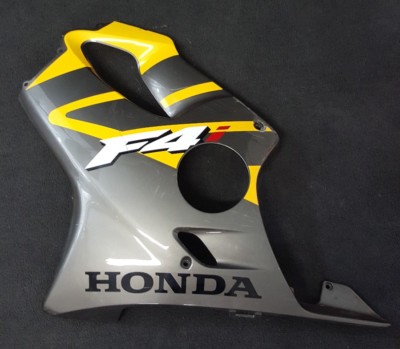 USED GENUINE HONDA F4i 64460-MBWA-0000 Gray/yellow Left Lower Fairing ...